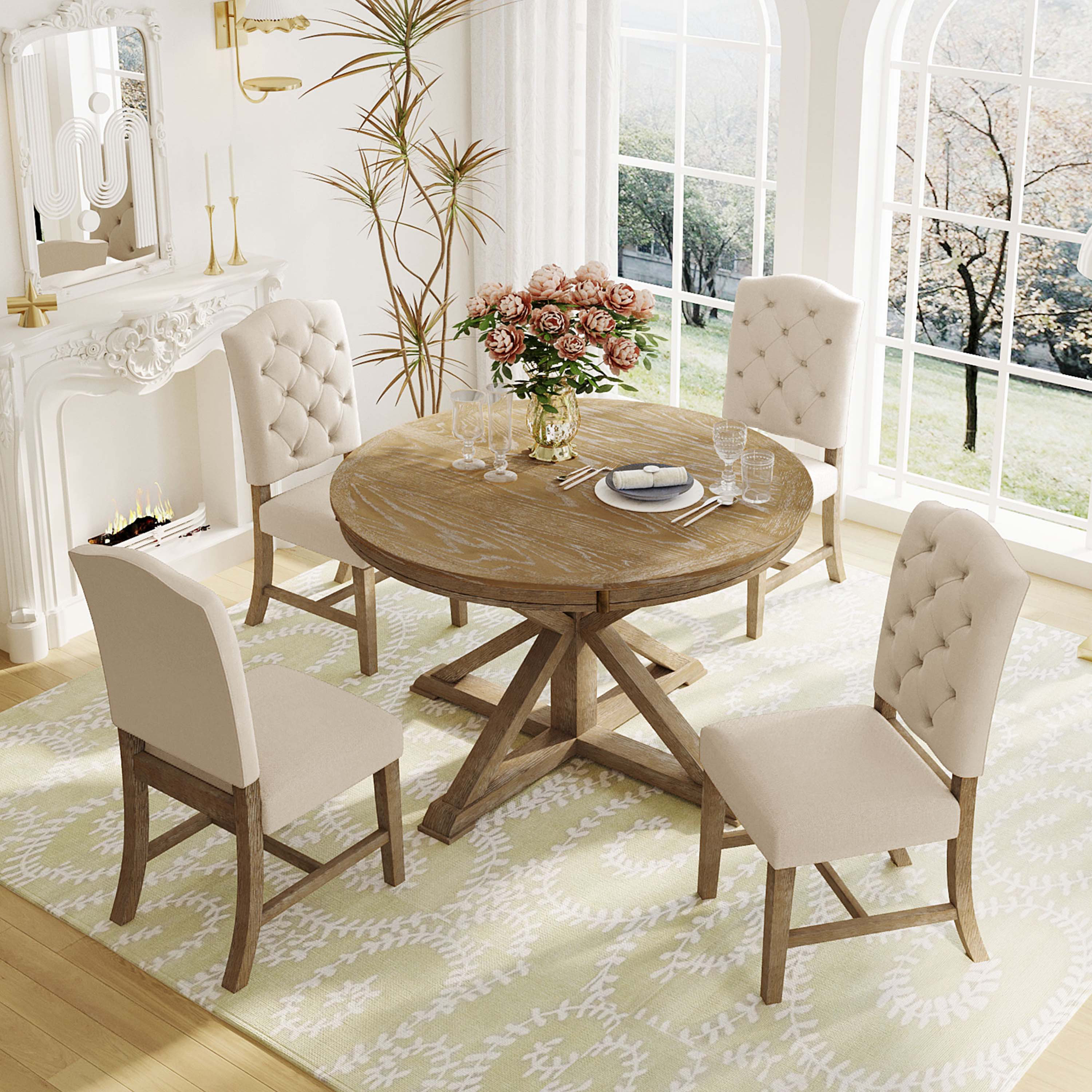 Retro style kitchen table and chairs store